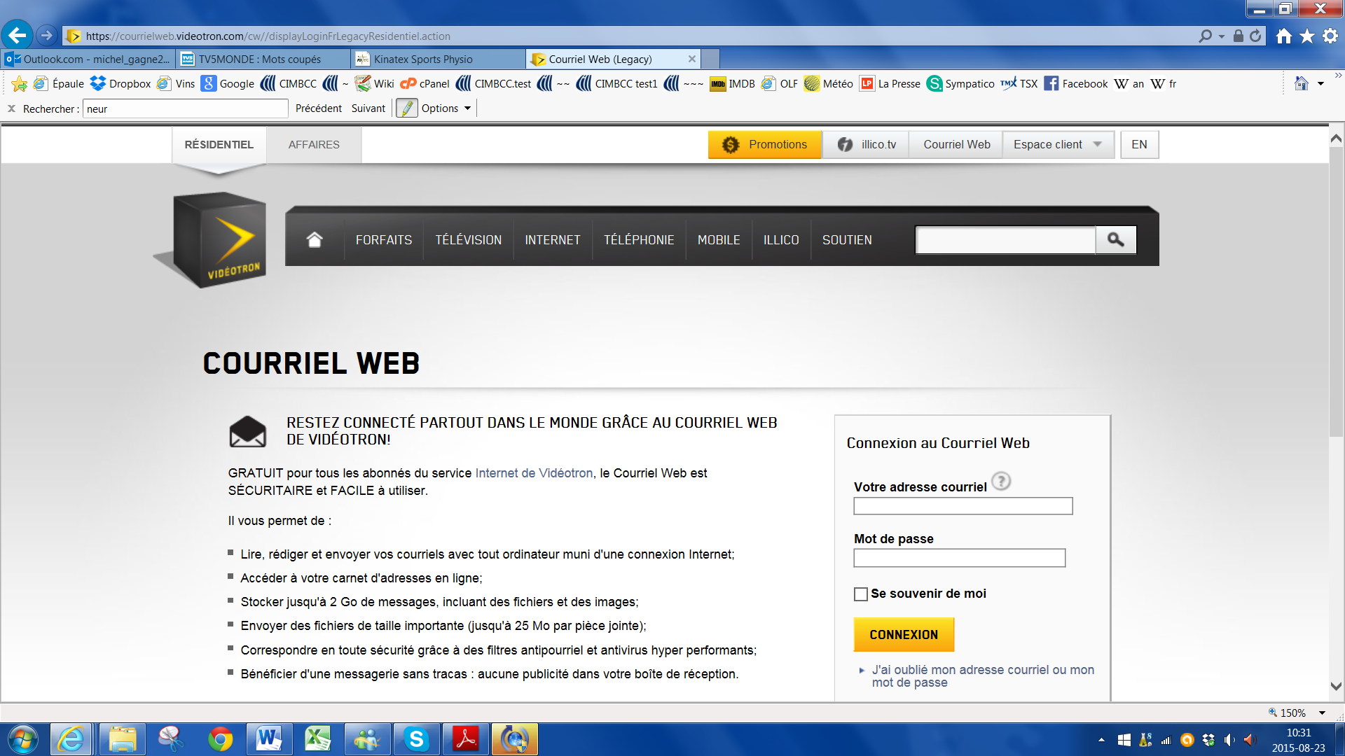 Hameçonnage – Vidéotron