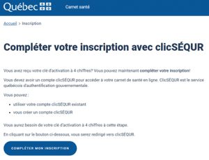 Carnet santé Québec – votre dossier médical en ligne